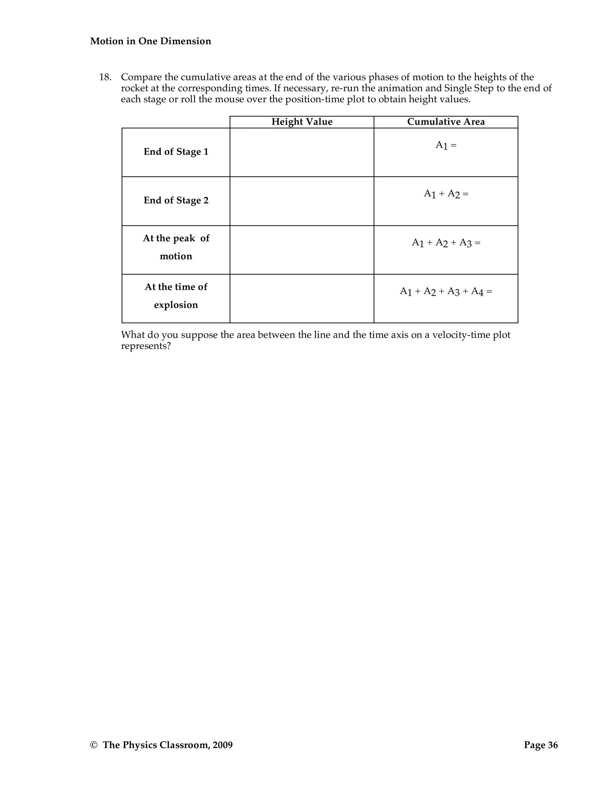 1d motion worksheet_packet | PDF