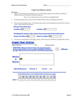 1d motion worksheet_packet | PDF