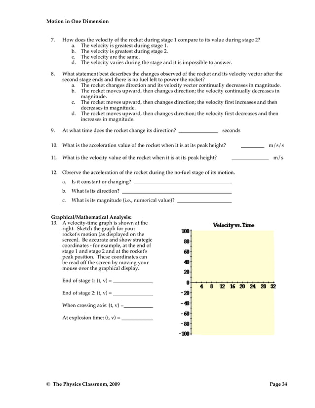 1d motion worksheet_packet | PDF