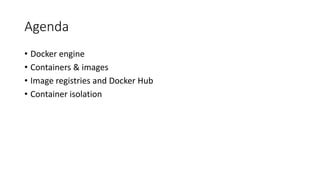1 docker first_linux_container_hands_on | PDF