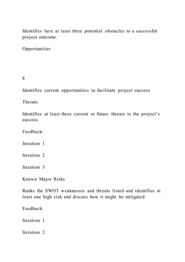 1 Doctoral Project Charter Proposal Checklist Instruct | PDF