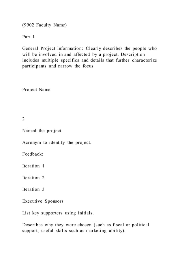 1 Doctoral Project Charter Proposal Checklist Instruct | PDF