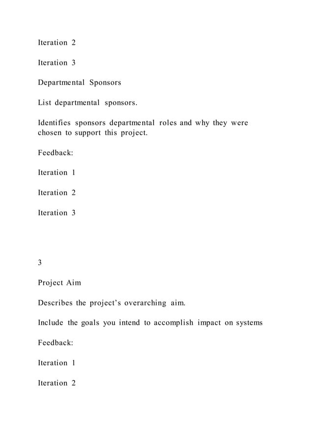 1 Doctoral Project Charter Proposal Checklist Instruct | PDF