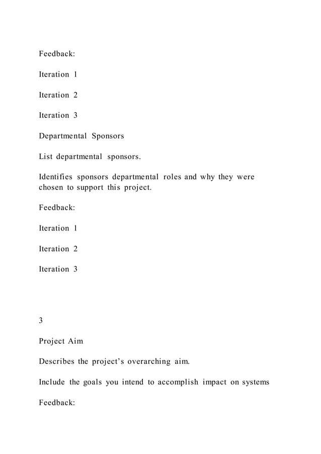1 Doctoral Project Charter Proposal Checklist Instruct | PDF
