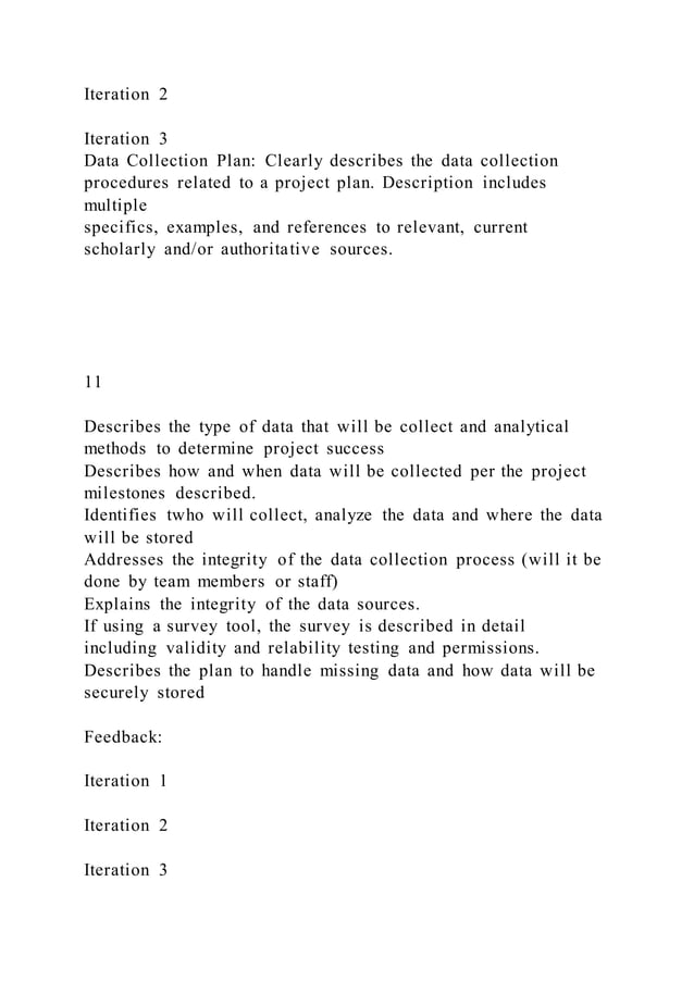 1 Doctoral Project Charter Proposal Checklist Instruct | PDF