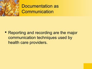 [1] documentation and reporting | PPT
