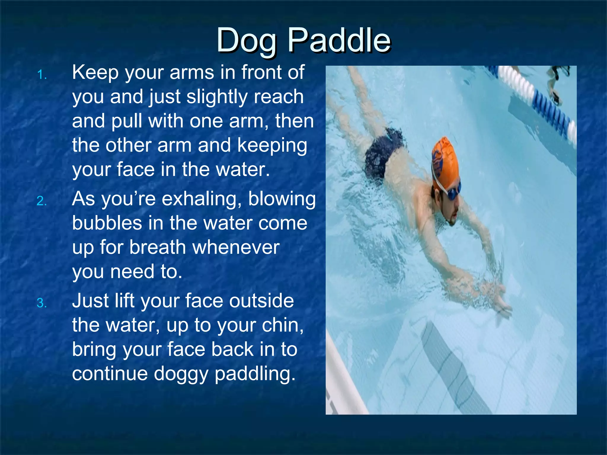 Swimming Stroke_Dog Paddle | PPT