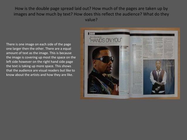 Double Page Spread Analysis XXL | PPT