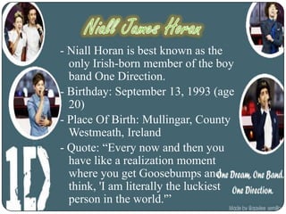One Direction Names And Ages And Birthdays