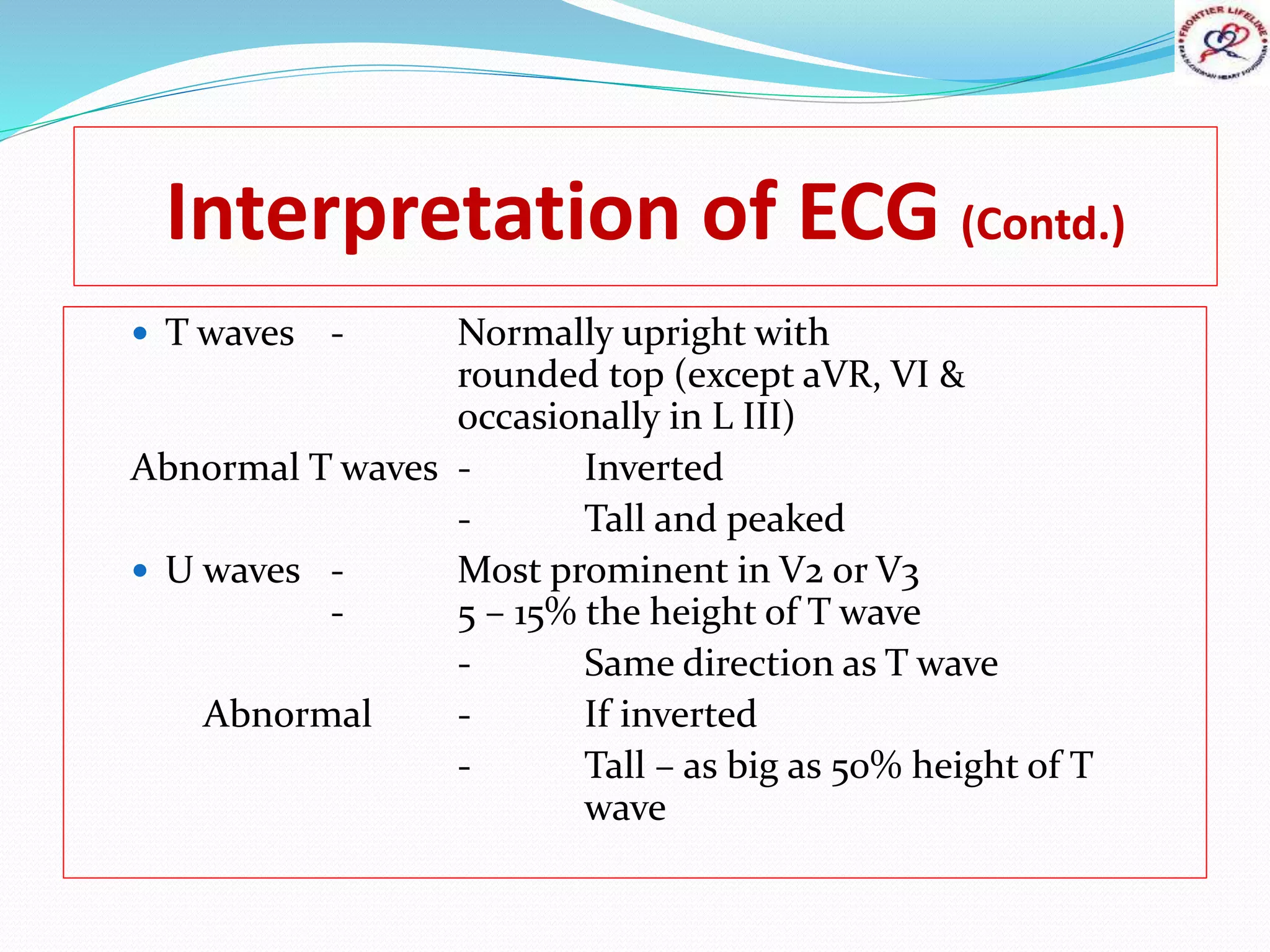 normal-electrocardiogram | PPTX