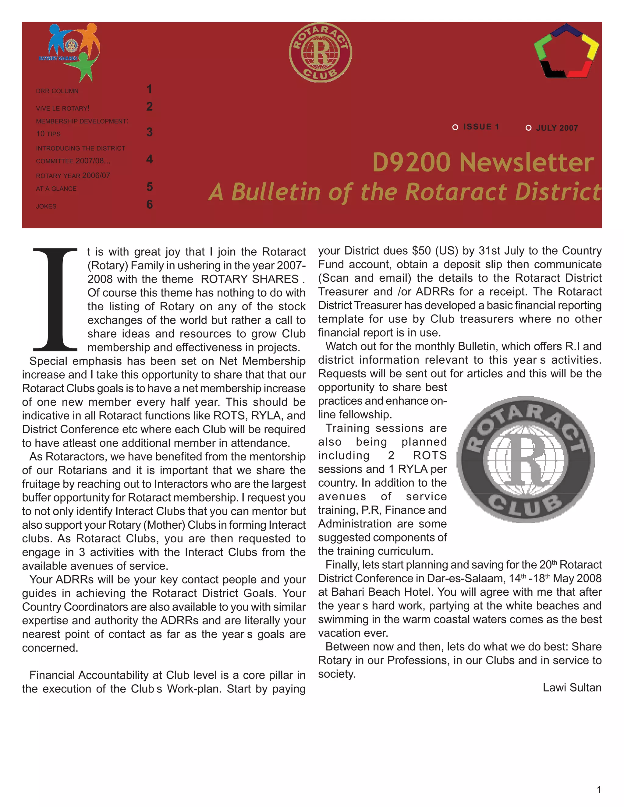 1 drr july_07_bulletin | PDF