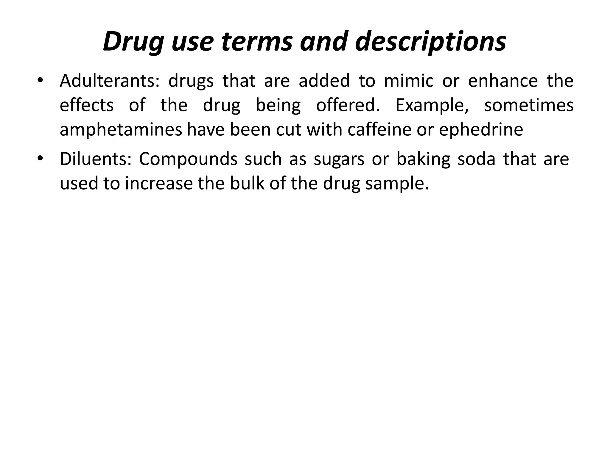 drug addiction and drug abuse presentation | PPTX