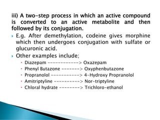 Drug metabolism or Biotransformation | PDF