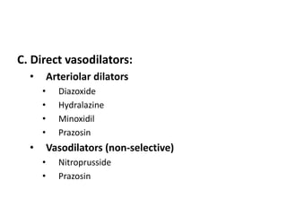 1 drugs acting on cardiovascular system | PPTX