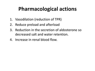 1 drugs acting on cardiovascular system | PPTX