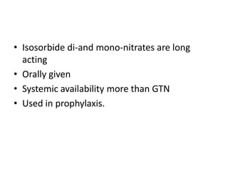 1 drugs acting on cardiovascular system | PPTX