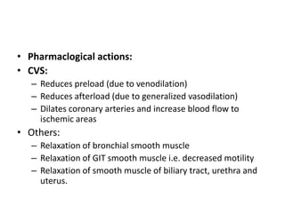 1 drugs acting on cardiovascular system | PPTX