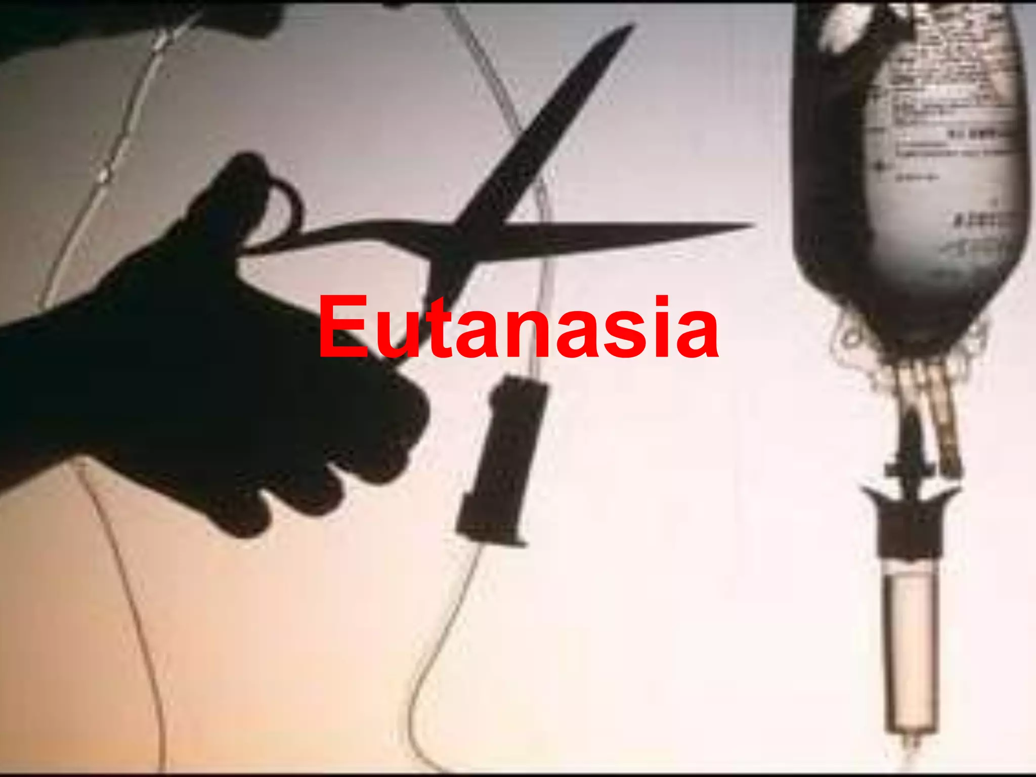 L' eutanasia | PPTX