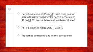 One Dimensional solids | PPTX