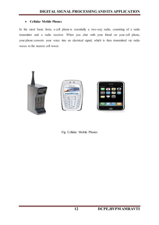 DIGITAL SIGNAL PROCESWSING AND ITS APPLICATION | DOCX