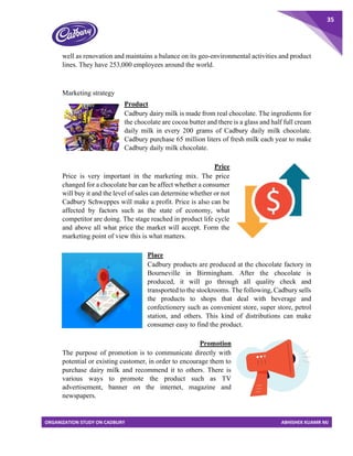 A Organization Study On Cadbury | PDF
