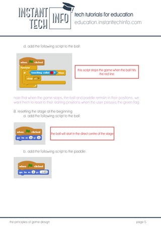Scratch Tutorial - Basic Pong | PDF