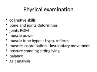 Cerebral palsy. Cerebral pediatric .pptx