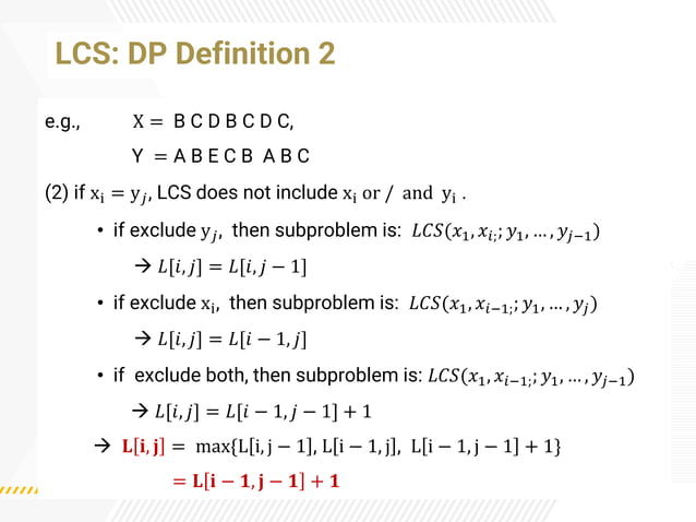 Dynamic Programming From CS 6515(Fibonacci, LIS, LCS)) | PPT