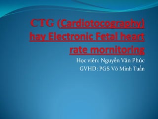 CTG ( EFM ) | PDF