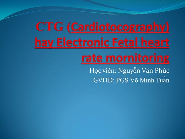 CTG ( EFM ) | PDF