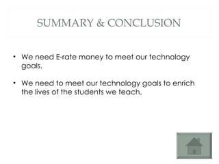 1 e rate tech plan ppt | PPT