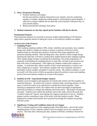 Gaining Student Interest in AP Stat | PDF