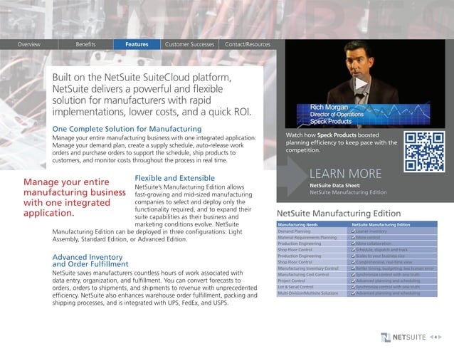 NetSuite for Manufacturing | PPT