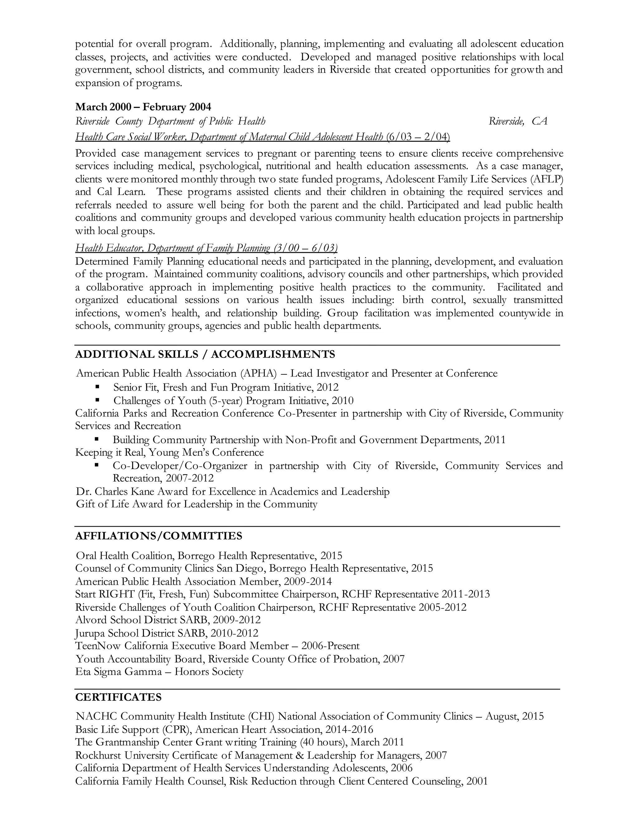 Stephanie Smith Resume 5-2016 | DOCX