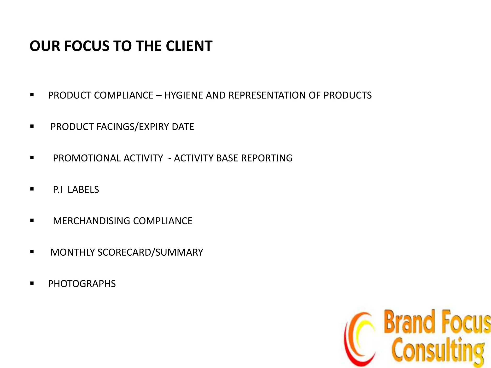 Brand Focus 1 Page Presentation | PPTX