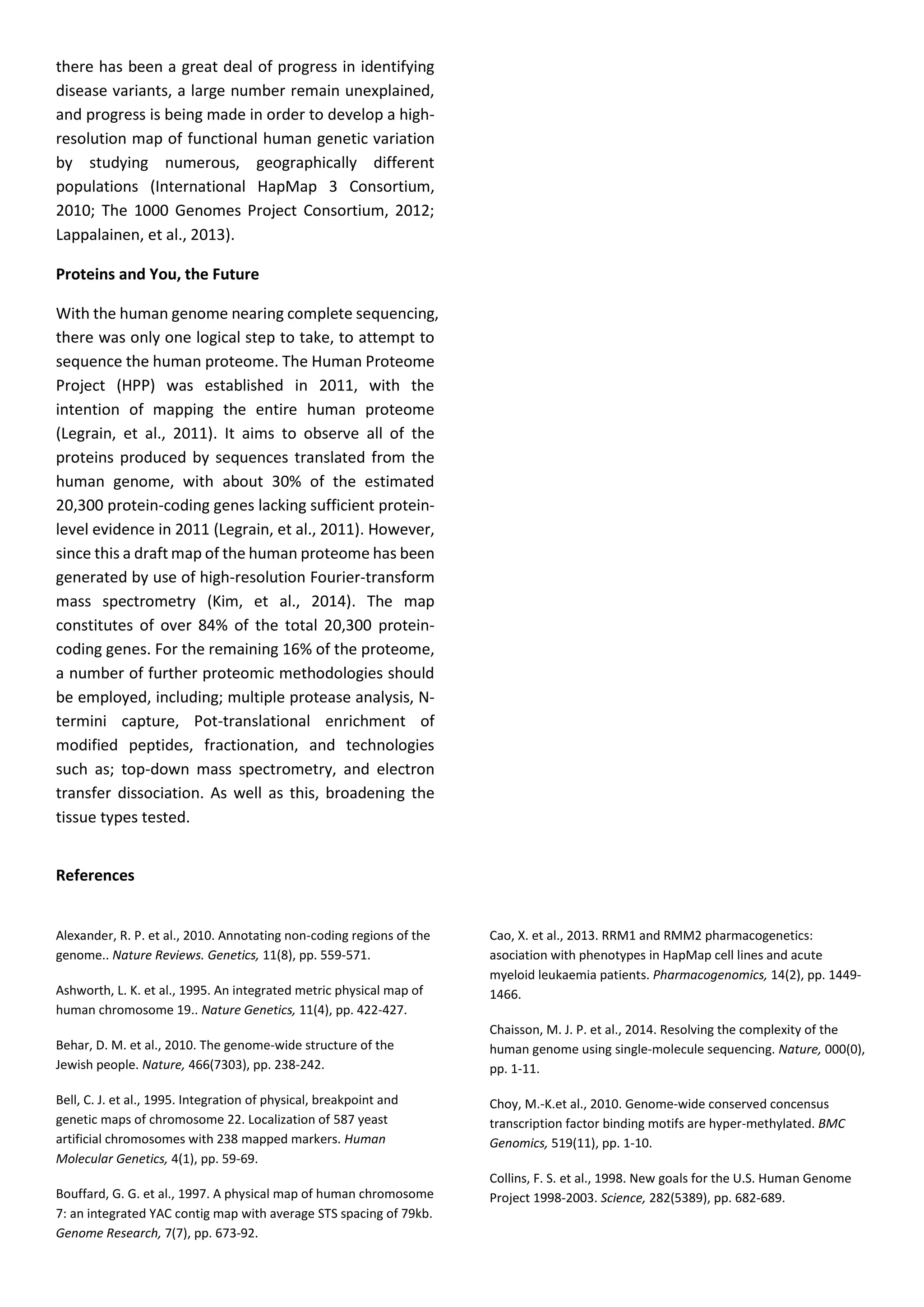 Whats Beyond The Finished Human Genome Sequence | PDF