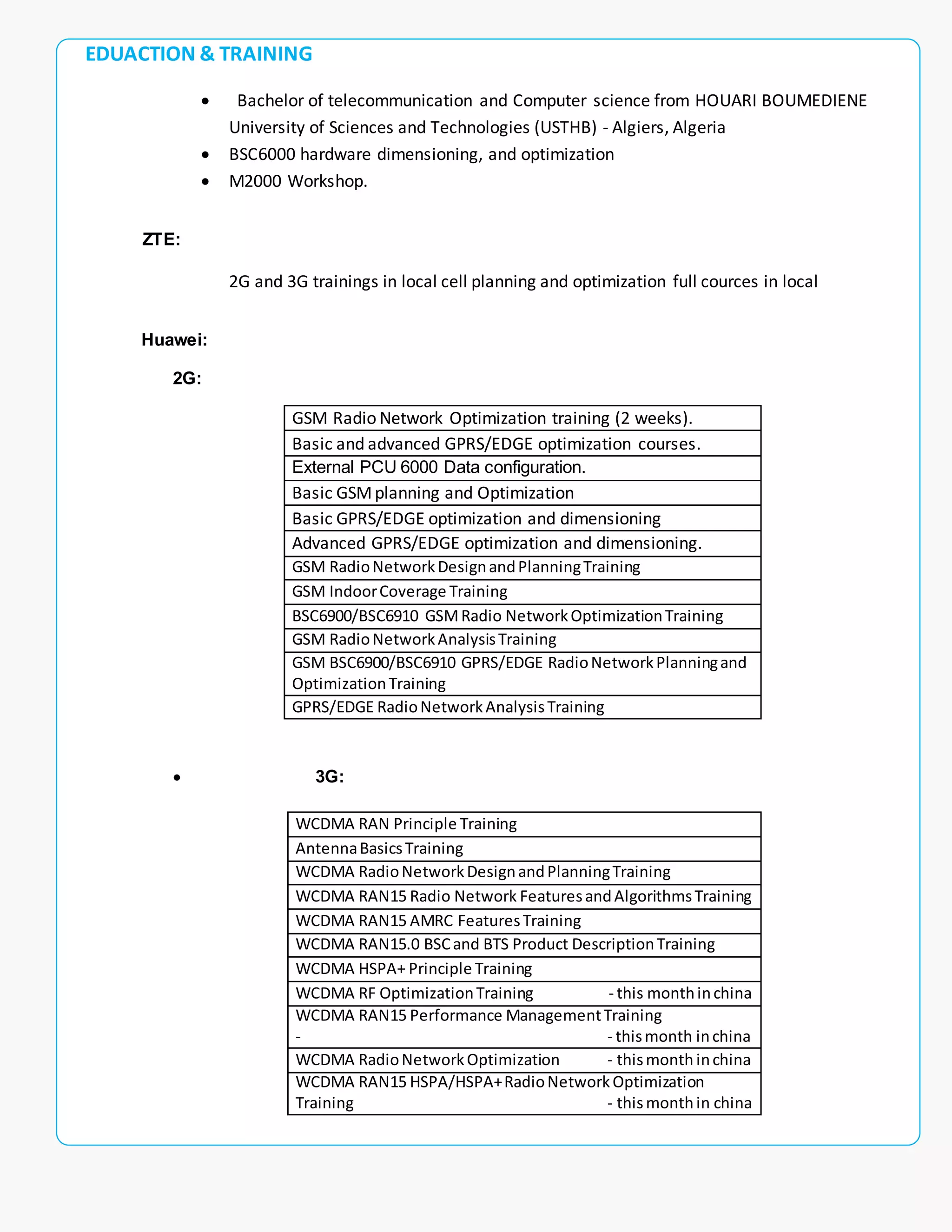 Rabia Mokeddem Resume 2 | DOCX | Operating Systems | Computer Software ...