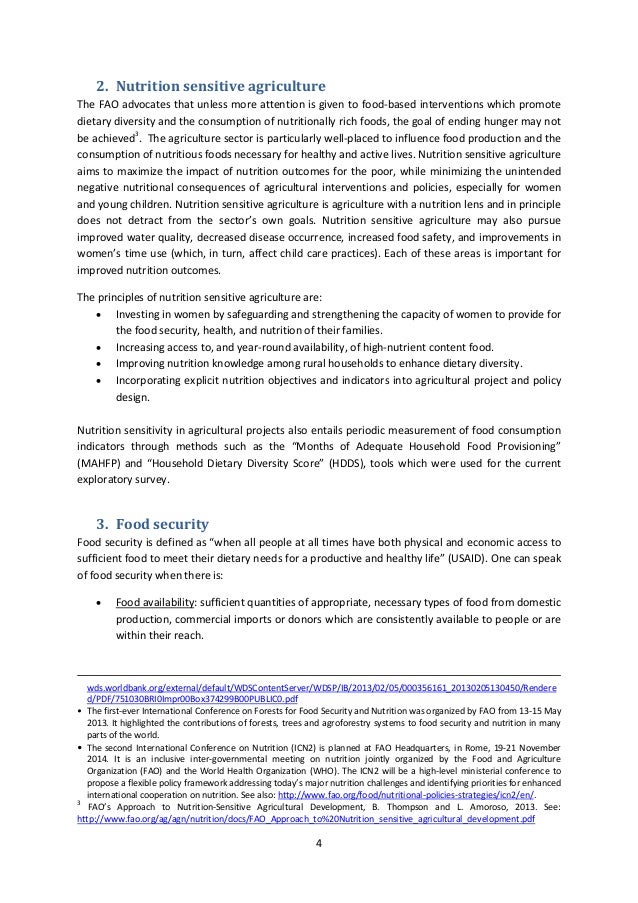 Nutrition survey FINAL