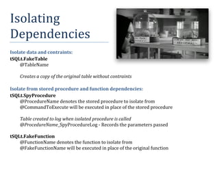 Unit Testing SQL Server | PPT