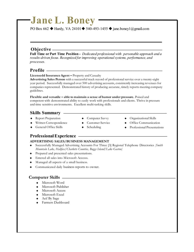 Jane resume | DOCX | Resume Writing and Advice | Job Search