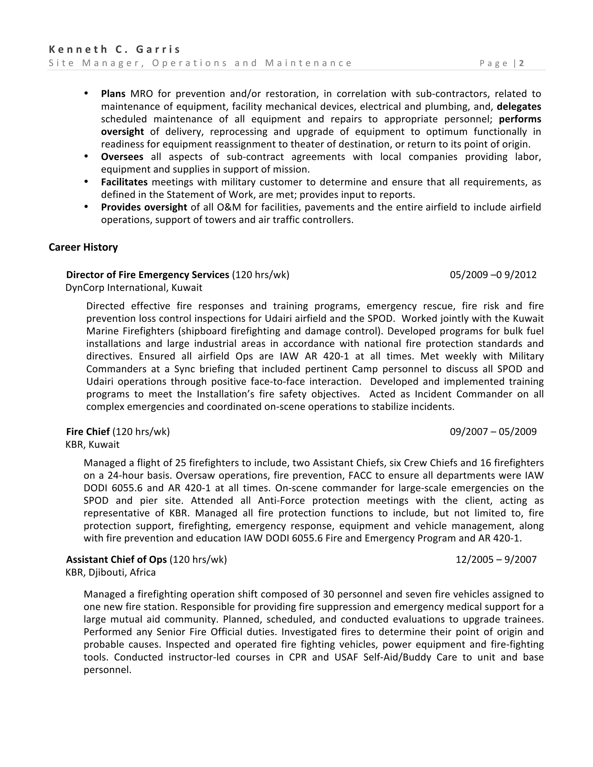 KG Resume Final Revised 031816 without Home Phone | PDF