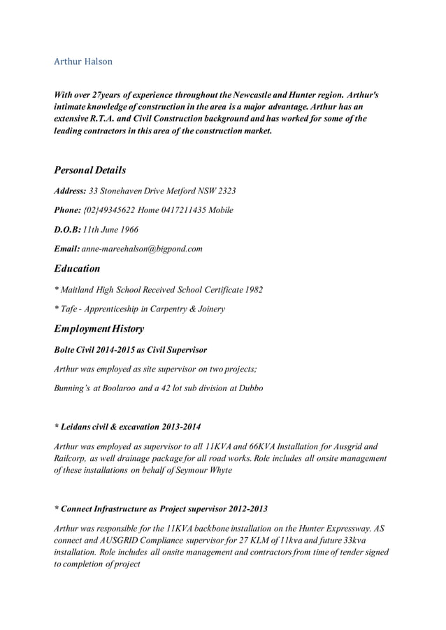 ArthurResume06-08-12 | DOCX