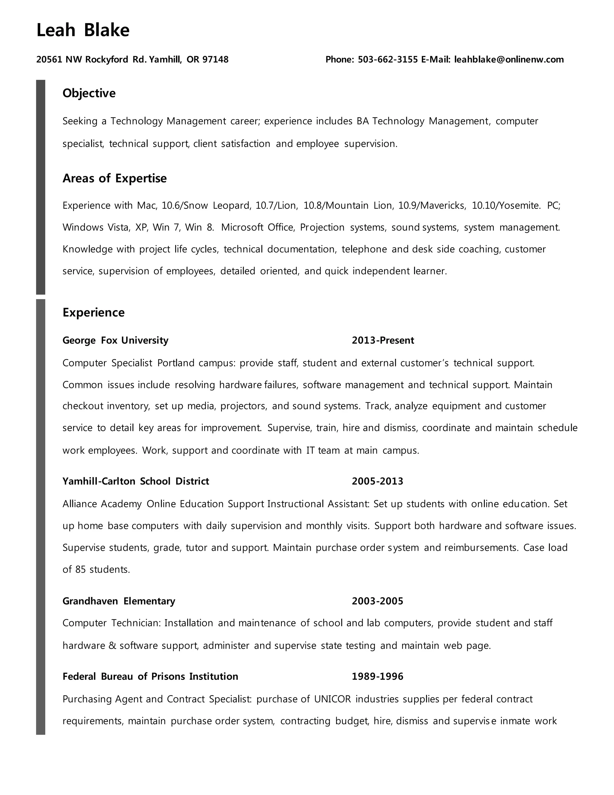 Leah Blake New Resume | DOCX