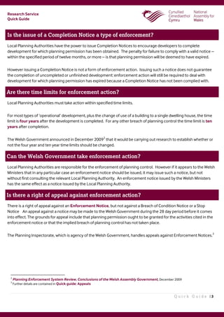 The Planning Series 7 - Enforcement | PDF