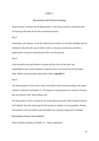 Stafing Major Assignment | PDF