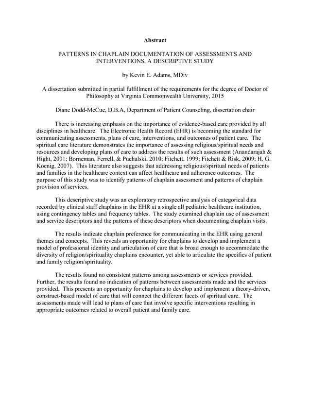 K_Adams_ Dissertation Abstract 2015 | PDF