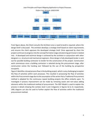 Lean Principles and Project Mapping Application to Project Processes ...