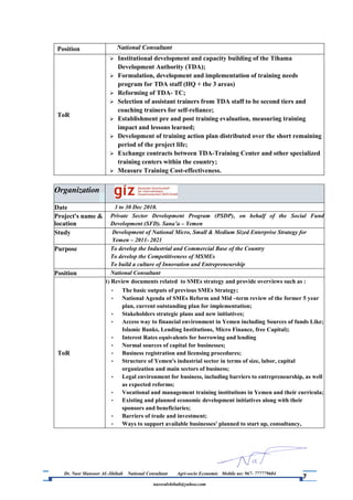 Dr. Nasr updated CV 2015 | PDF