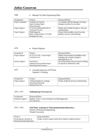 CV_Julius Gunawan | PDF