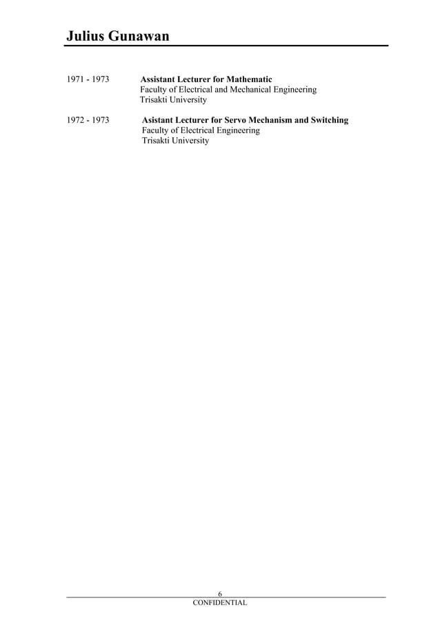 CV_Julius Gunawan | PDF